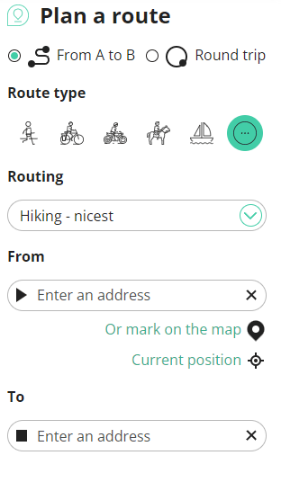 Cycling node planner - Home | RouteYou